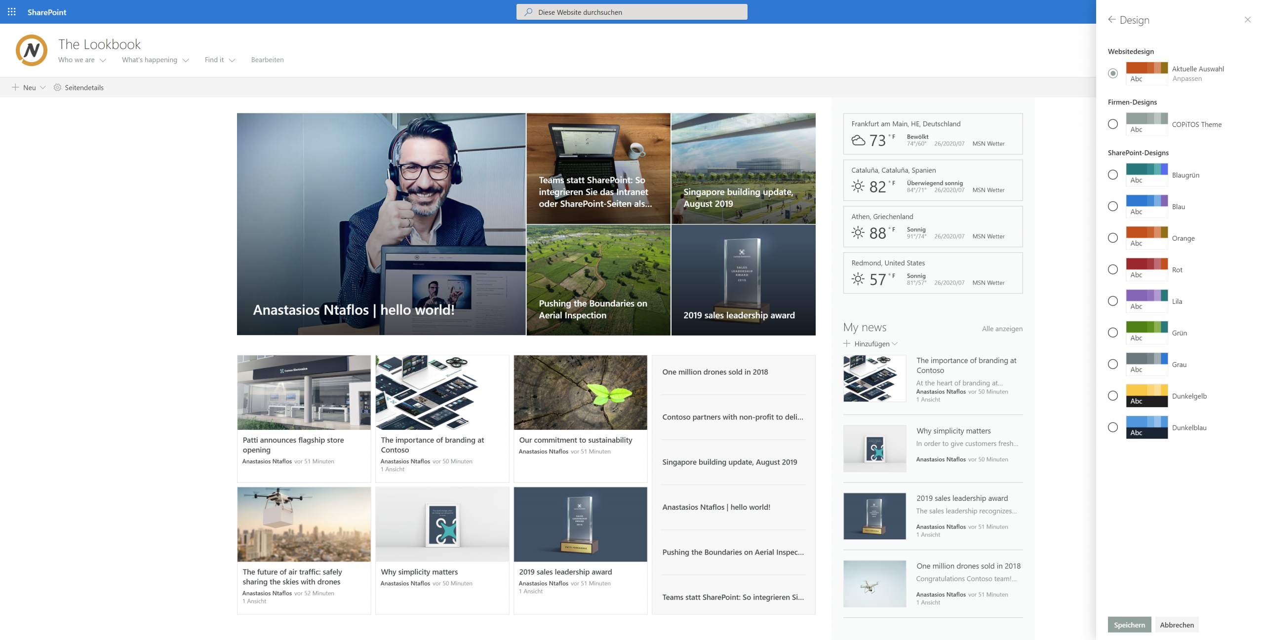 SharePoint: Site Design erstellen - ntaflos.de